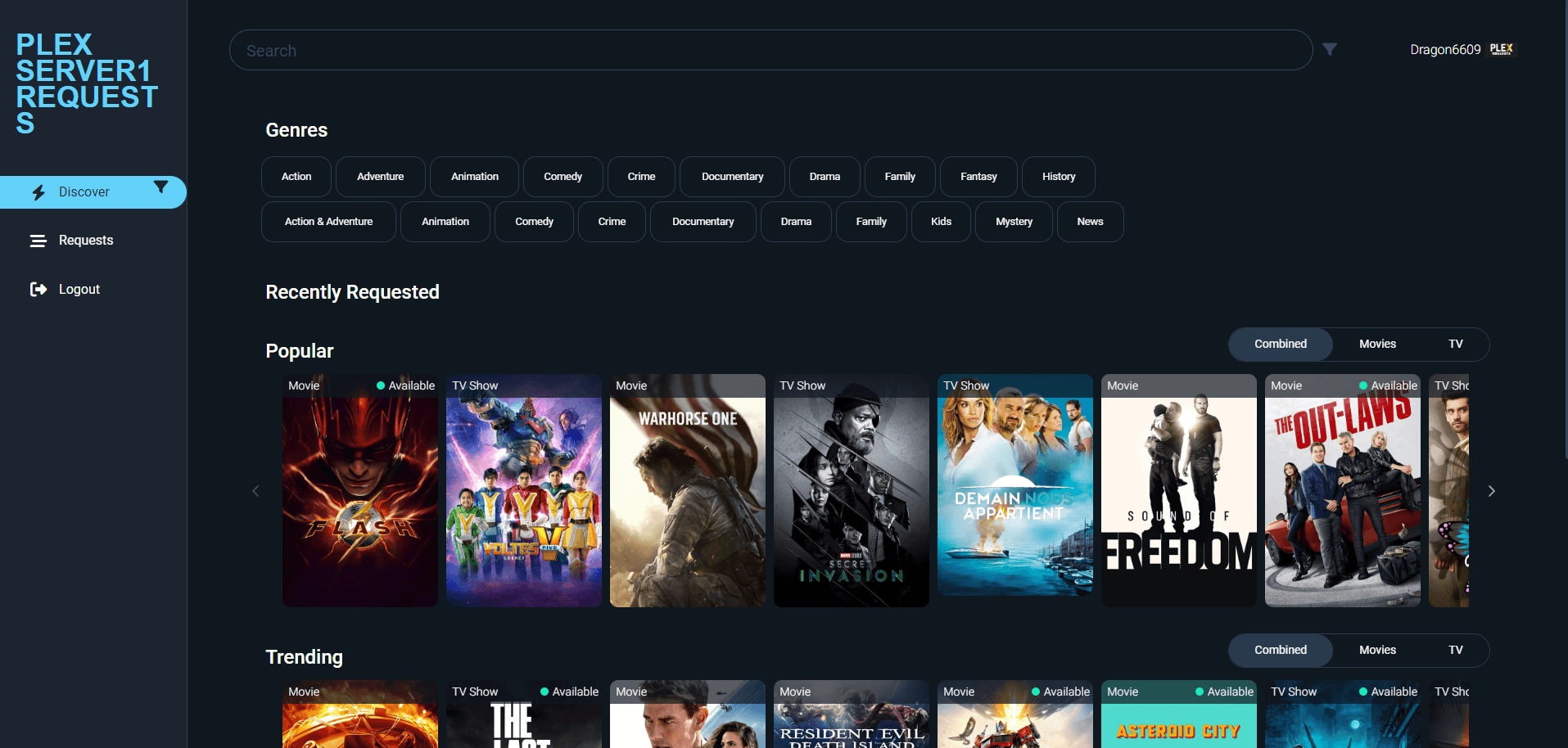 Plex Requests – Juniors Playground